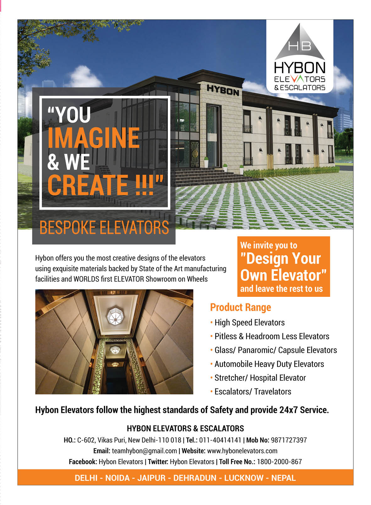 Hybon Elevators & Escalators – Construction and Architecture Magazine